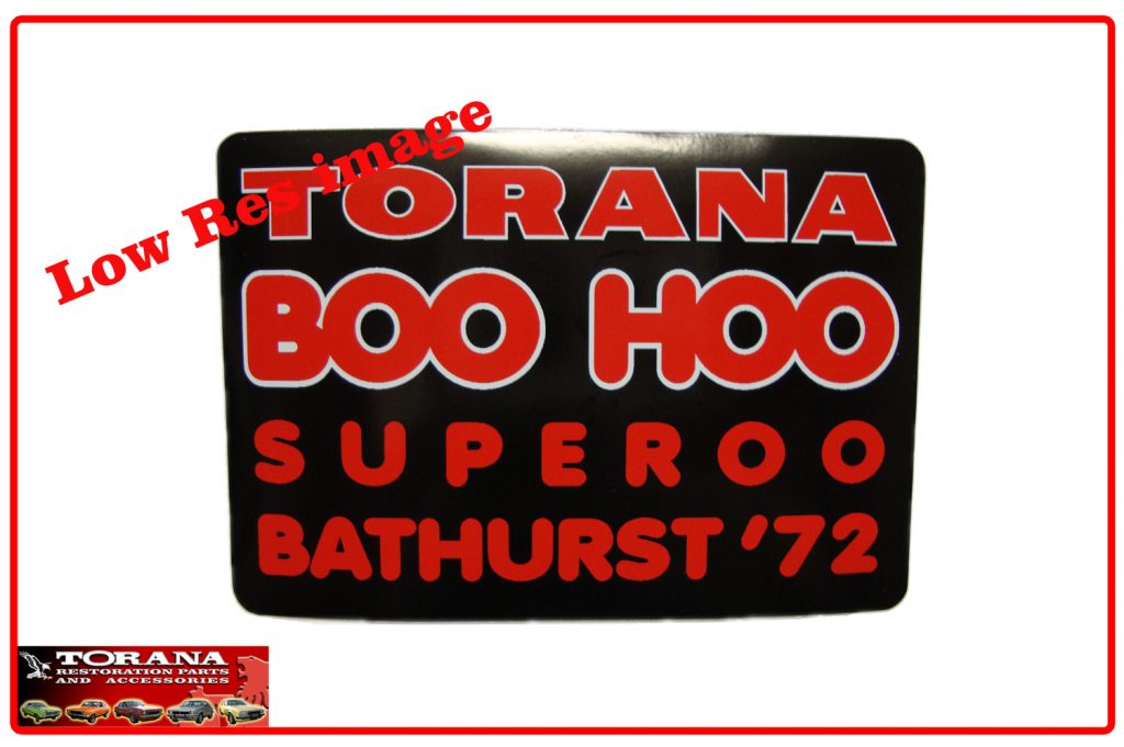 Decal, Boo Hoo Superoo – ToranaRPA